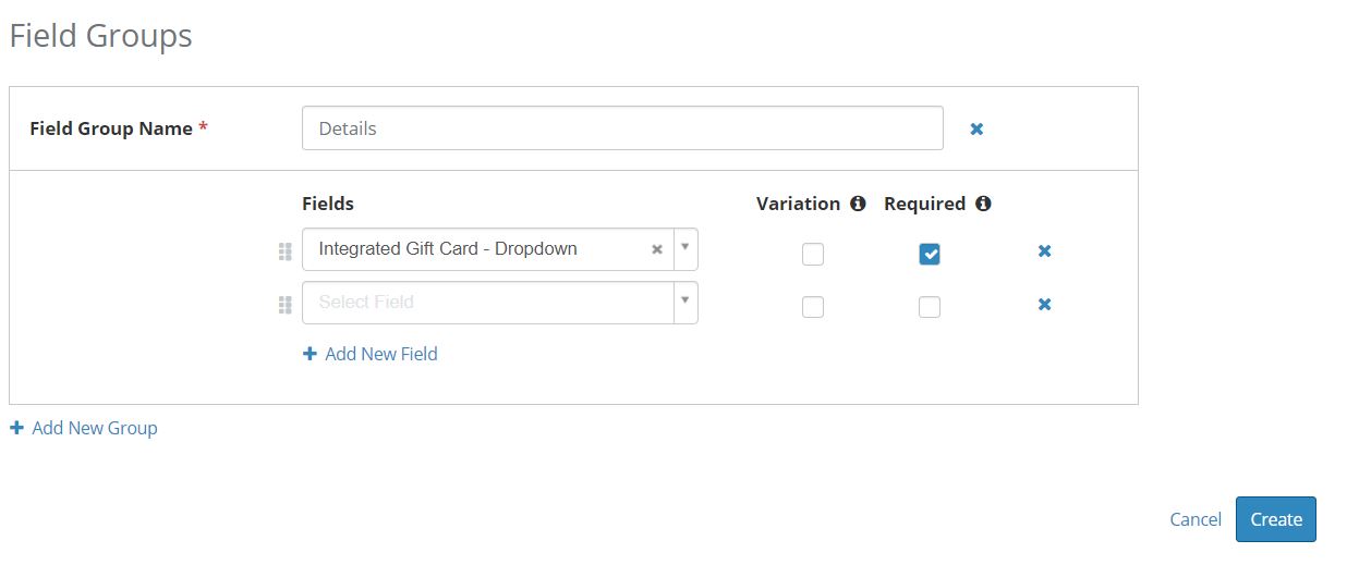 Integrated Gift Card Setup in Hub
