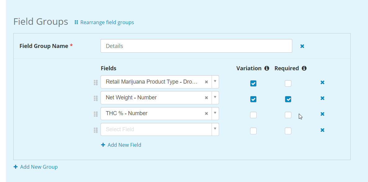 THC % Setup Guide for Integrations